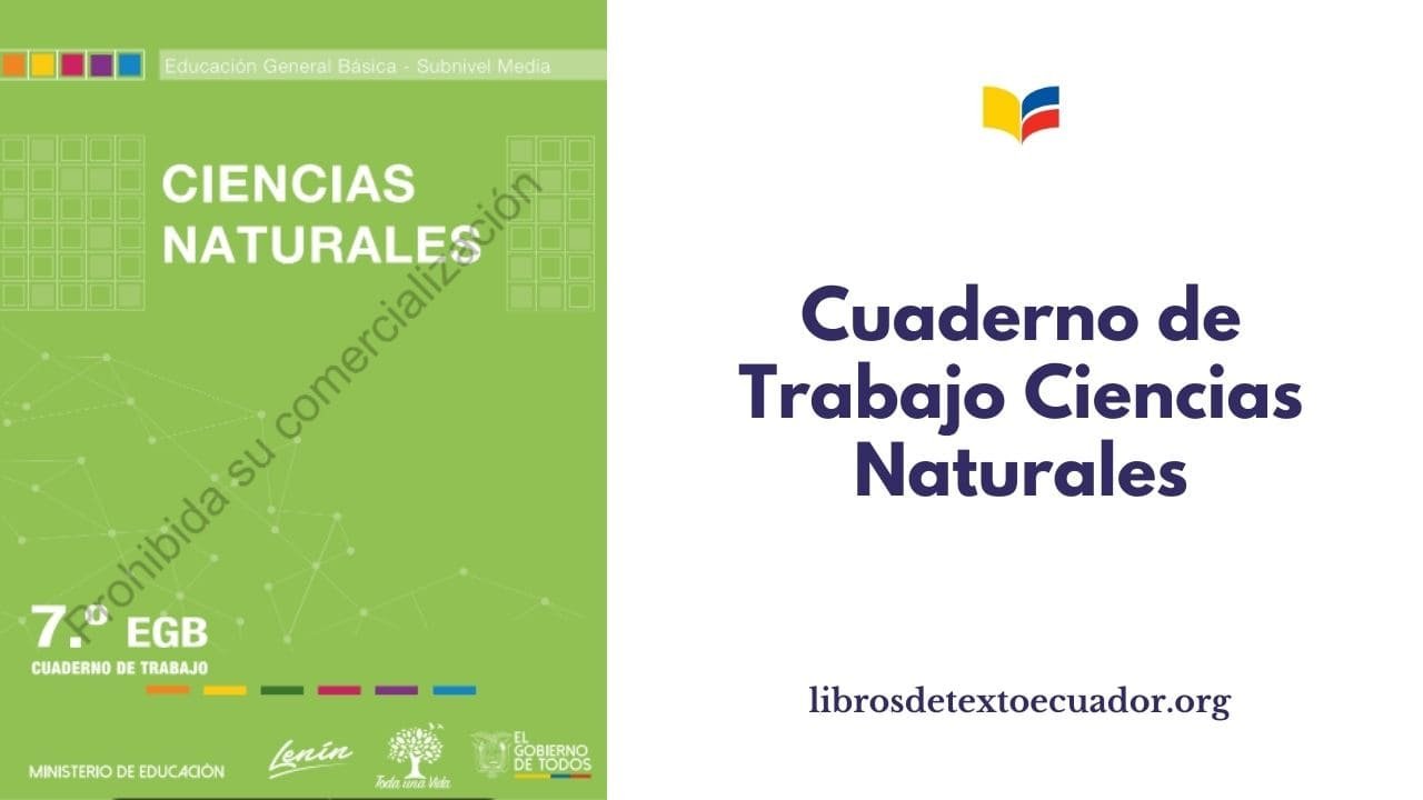 Cuaderno de Trabajo Ciencias Naturales Séptimo Grado PDF