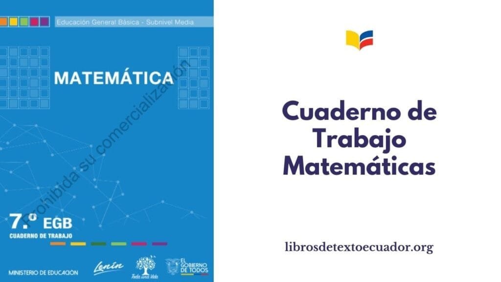 Cuaderno de Trabajo Matemáticas 7mo Grado PDF (2024-2025)