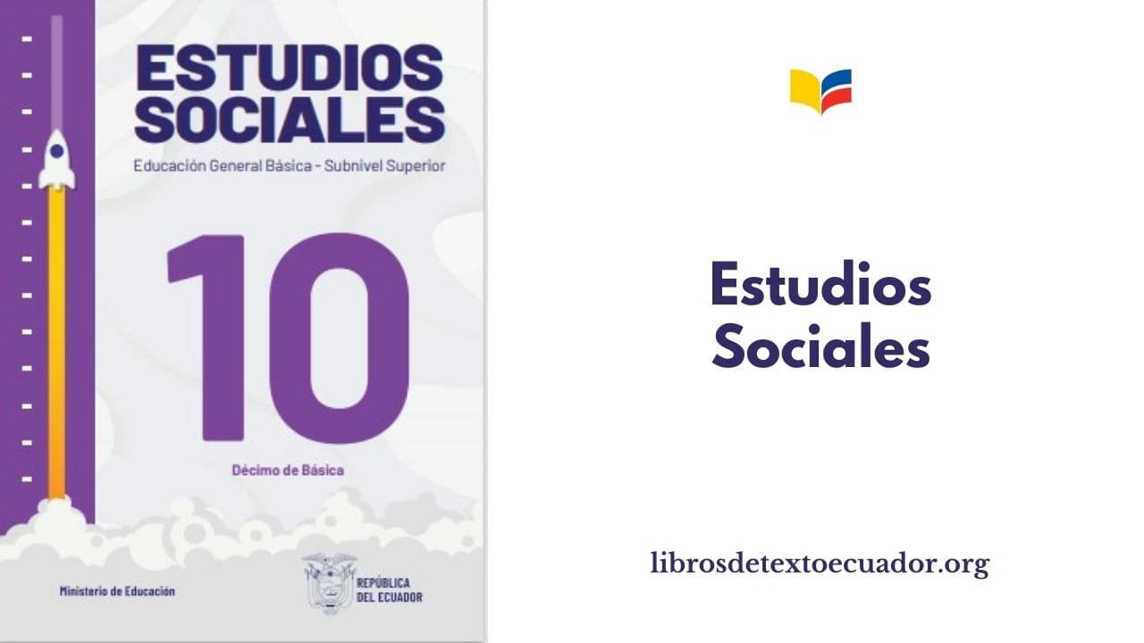 Libro de Estudios Sociales 10 Grado (2025-2026) | Descargar PDF