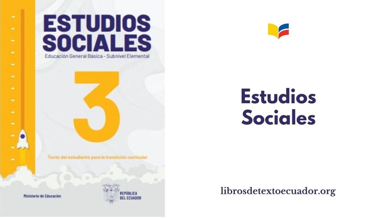 Libro de Estudios Sociales de Tercer Grado PDF 2025