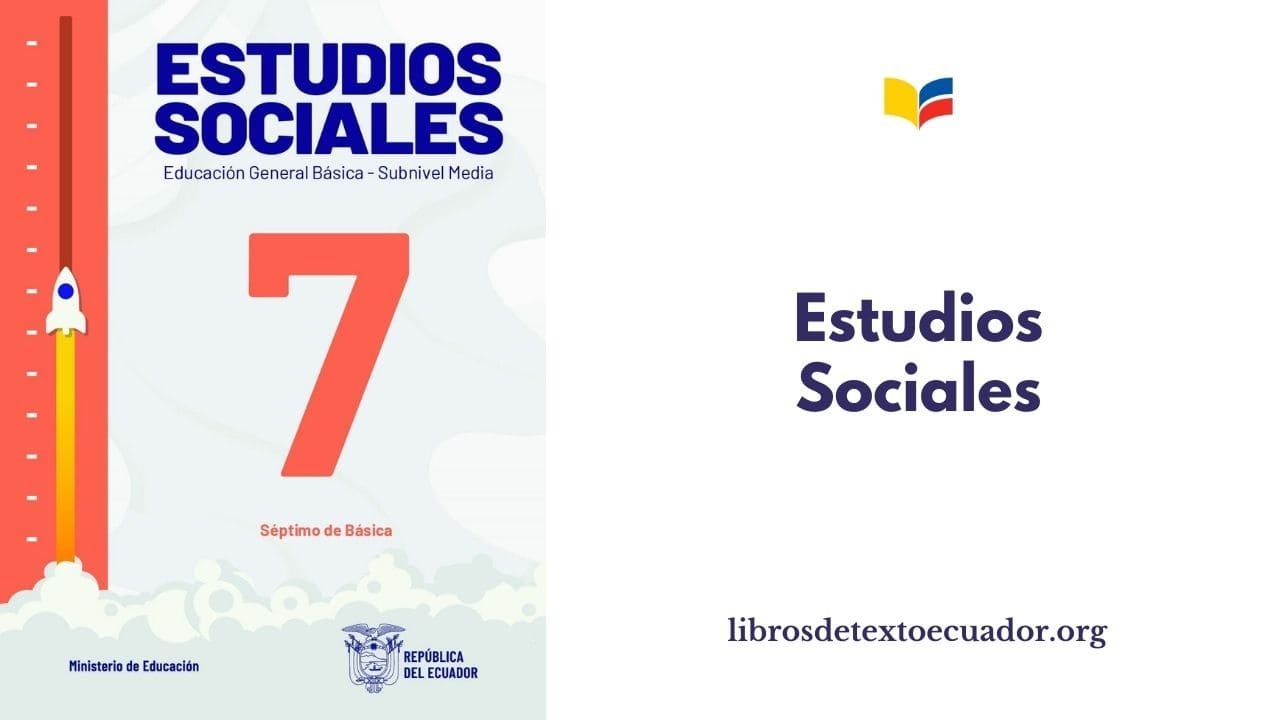 Libro de Estudios Sociales de Séptimo Grado PDF 2025
