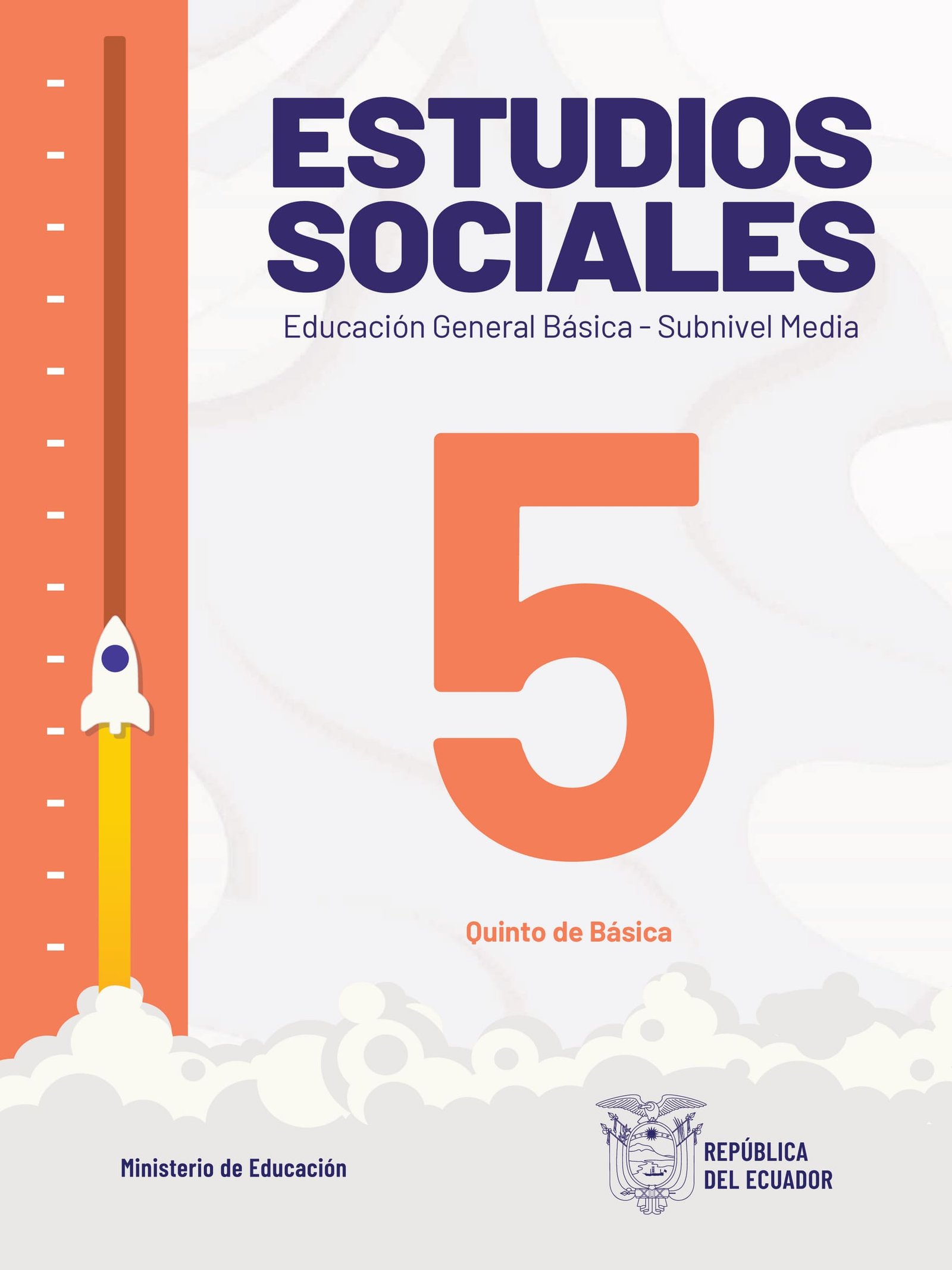 Libro de Estudios Sociales de Quinto Grado PDF 2025