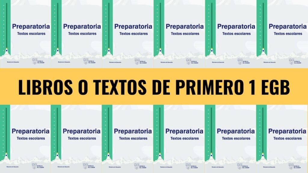 Libros de Primero (1ro EGB) 2024-2025